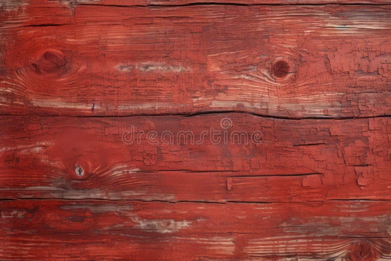 Processed Collage of Old Rustic Painted Red Wood Planks Texture ...