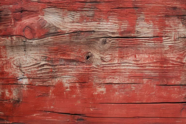 Processed Collage of Old Rustic Painted Red Wood Planks Texture ...