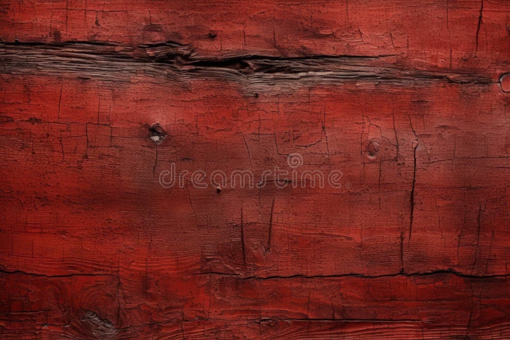 Processed Collage of Old Rustic Painted Red Wood Planks Texture ...
