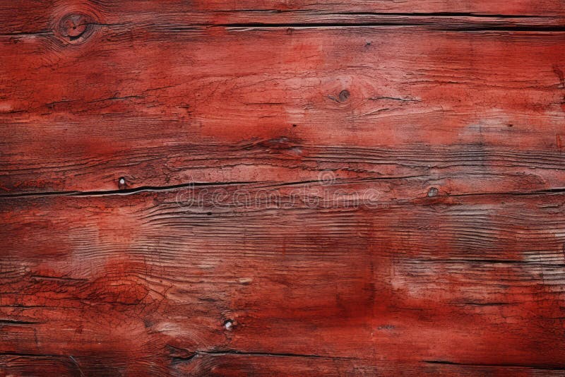 Processed Collage of Old Rustic Painted Red Wood Planks Texture ...