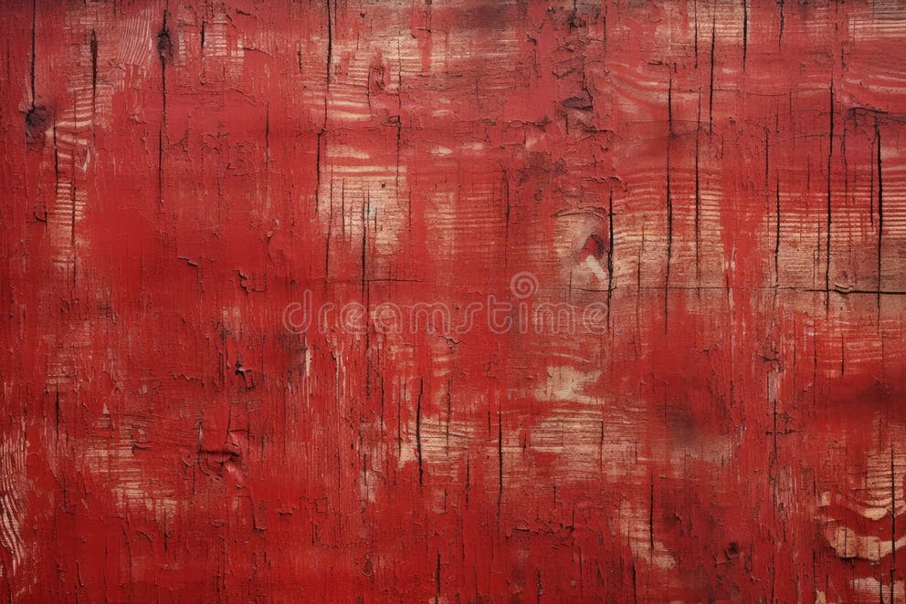 Processed Collage of Old Rustic Painted Red Wood Planks Texture ...
