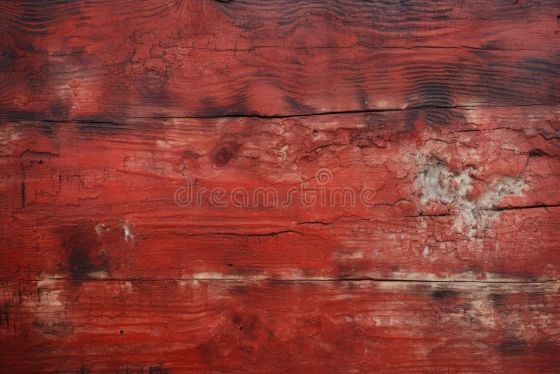 Processed Collage of Old Rustic Painted Red Wood Planks Texture ...