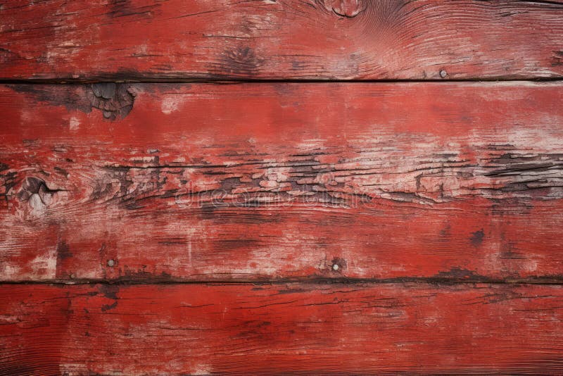 Processed Collage of Old Rustic Painted Red Wood Planks Texture ...