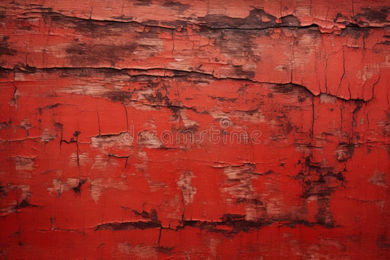 Processed Collage of Old Rustic Painted Red Wood Planks Texture ...