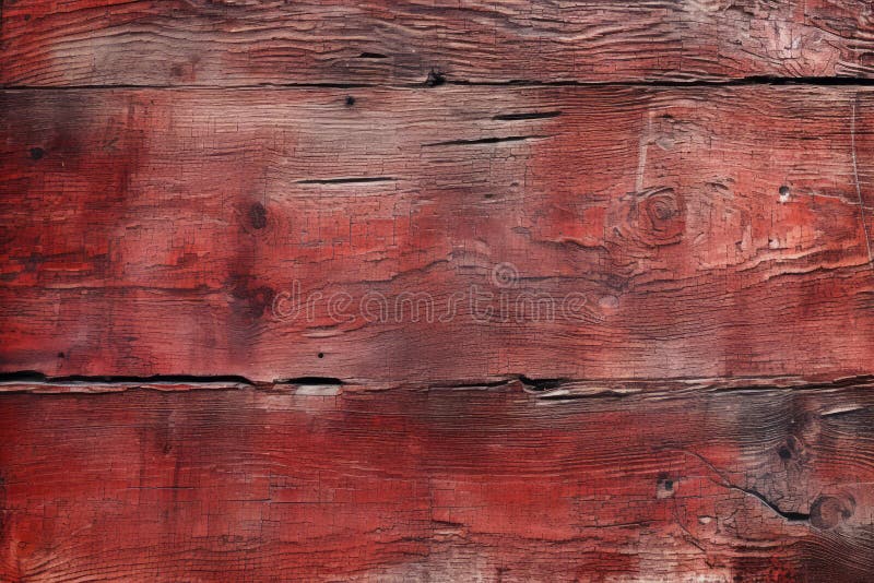 Processed Collage of Old Rustic Painted Red Wood Planks Texture ...