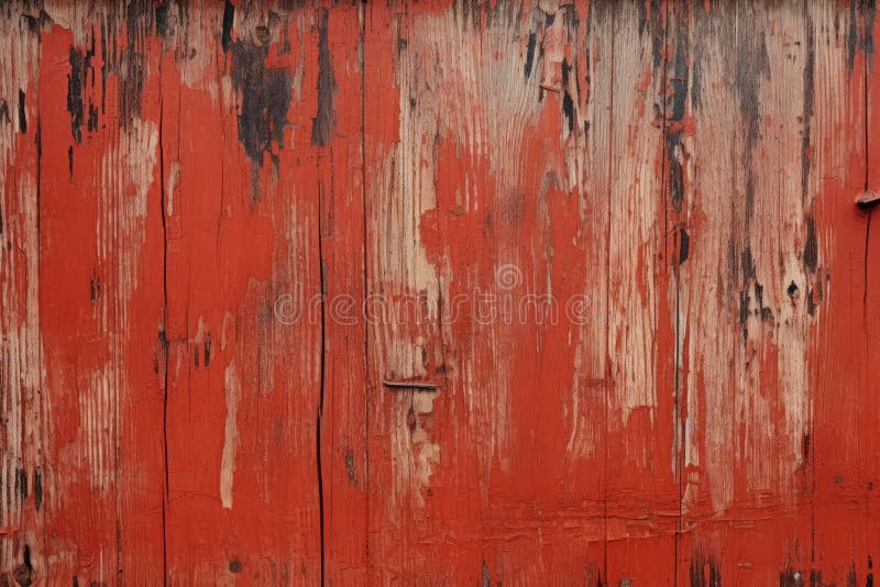 Processed Collage of Old Rustic Painted Red Wood Planks Texture ...