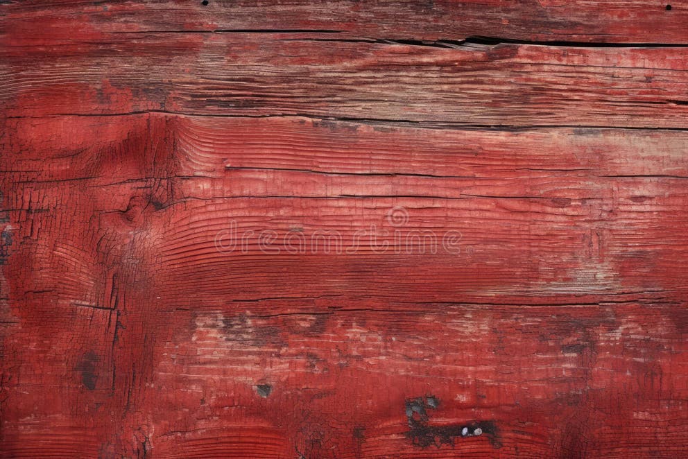 Processed Collage of Old Rustic Painted Red Wood Planks Texture ...