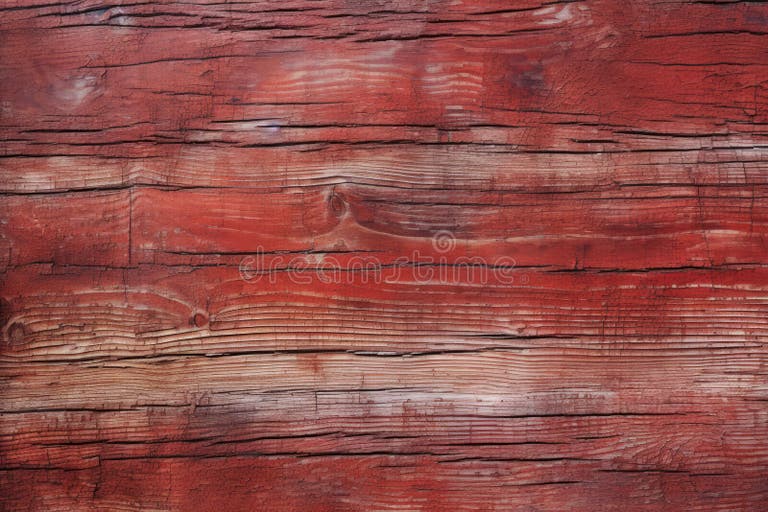 Processed Collage of Old Rustic Painted Red Wood Planks Texture ...