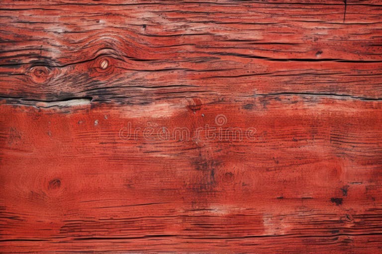 Processed Collage of Old Rustic Painted Red Wood Planks Texture ...