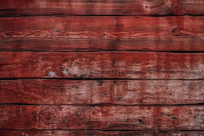 Processed Collage of Old Rustic Painted Red Wood Planks Texture ...