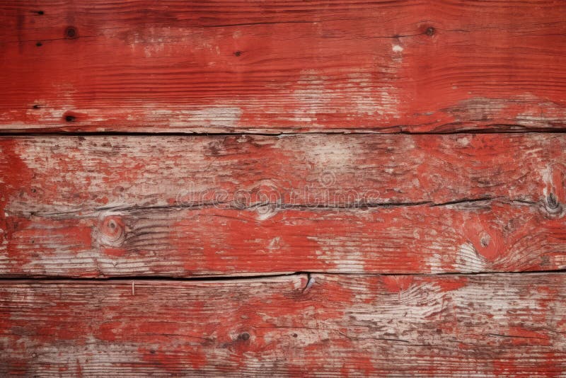 Processed Collage of Old Rustic Painted Red Wood Planks Texture ...