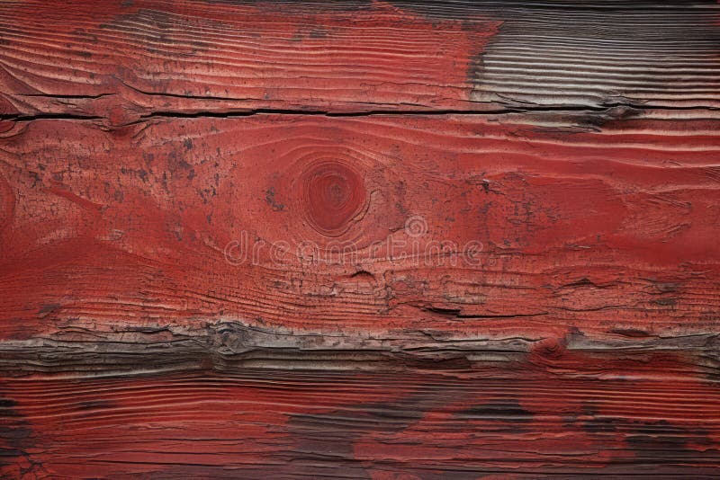 Processed Collage of Old Rustic Painted Red Wood Planks Texture ...