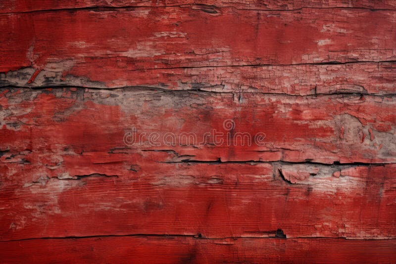 Processed Collage of Old Rustic Painted Red Wood Planks Texture ...