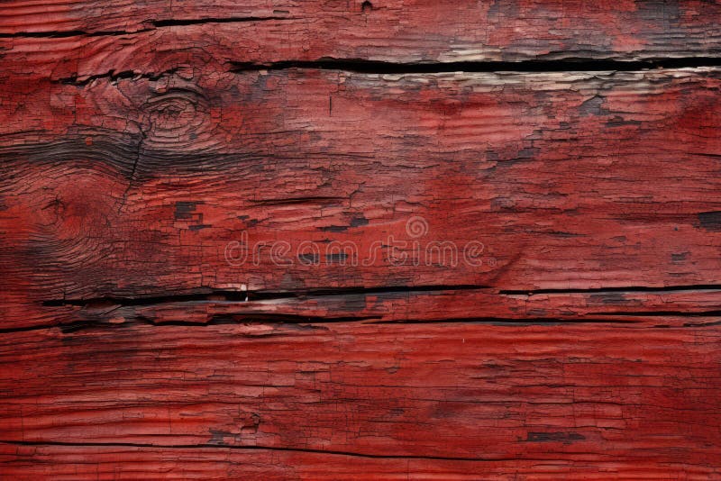 Processed Collage of Old Rustic Painted Red Wood Planks Texture ...