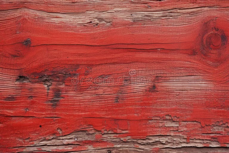 Processed Collage of Old Rustic Painted Red Wood Planks Texture ...