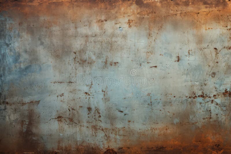 Processed Collage of Old Rusty Metal Sheet Texture in Daylight ...