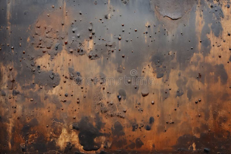 Processed Collage of Old Rusty Metal Sheet Texture in Daylight ...