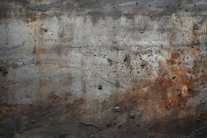 Processed Collage of Old Rusty Metal Sheet Texture in Daylight ...