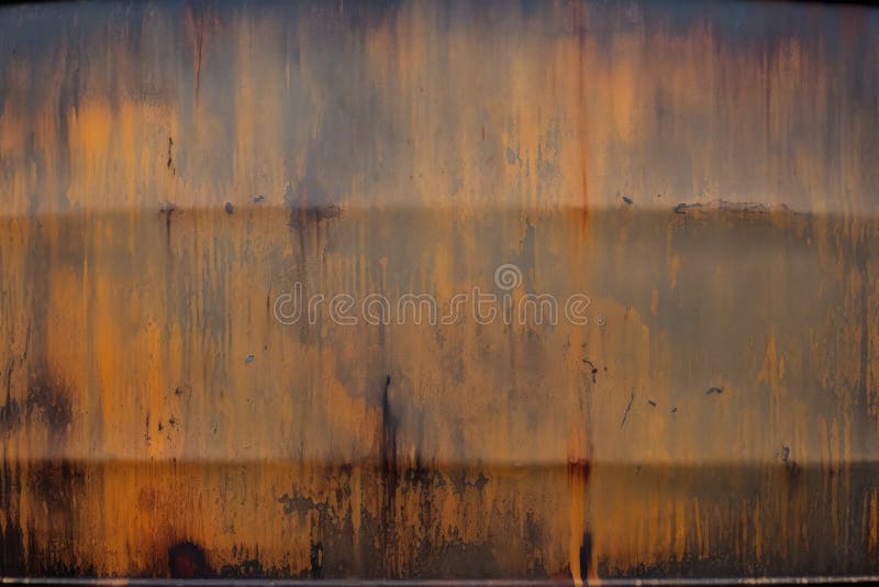 Processed Collage of Old Rusty Metal Sheet Texture in Daylight ...