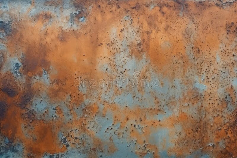Processed Collage of Old Rusty Metal Sheet Texture in Daylight ...