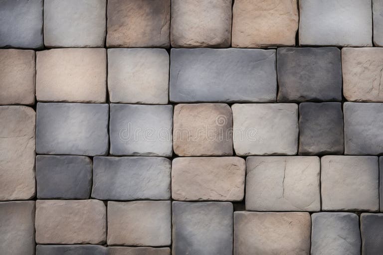 Processed Collage of Old Stone Tiles Floor Surface Texture. Background ...