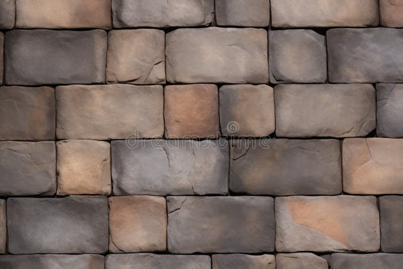 Processed Collage of Old Stone Tiles Floor Surface Texture. Background ...