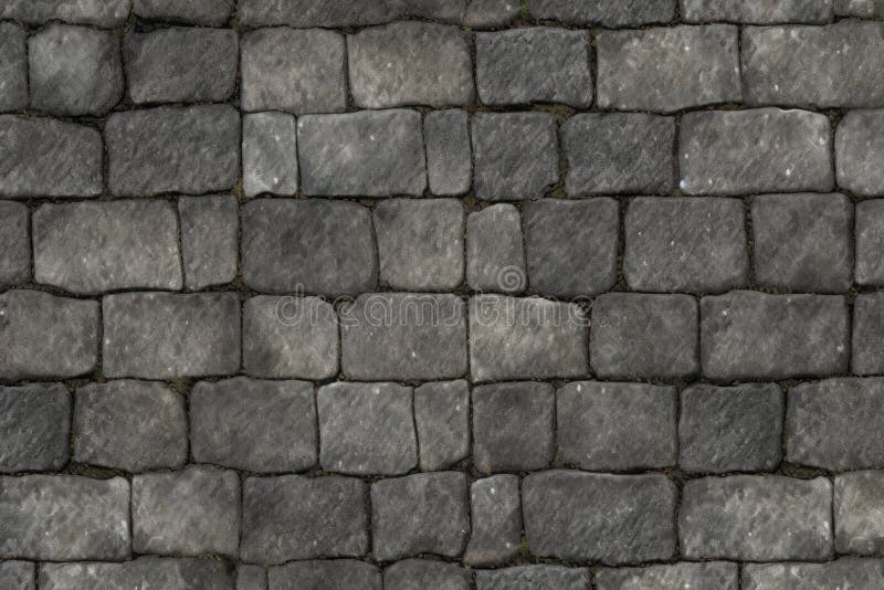 Processed Collage of Old Street Pavement Surface Texture. Background ...