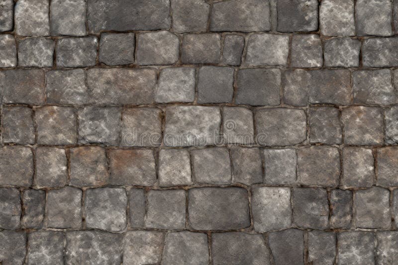 Processed Collage of Old Street Pavement Surface Texture. Background ...