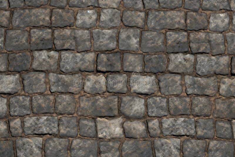 Processed Collage of Old Street Pavement Surface Texture. Background ...