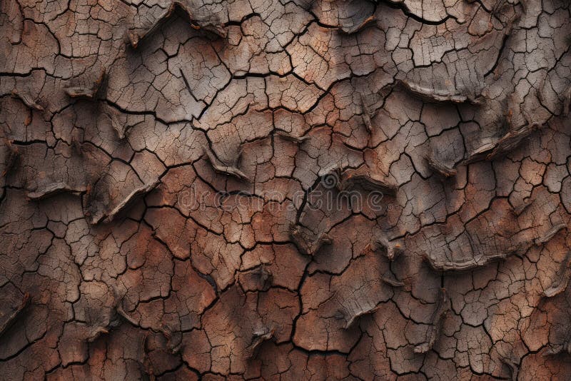 Processed Collage of Old Tree Bark Trunk Material Texture. Background ...