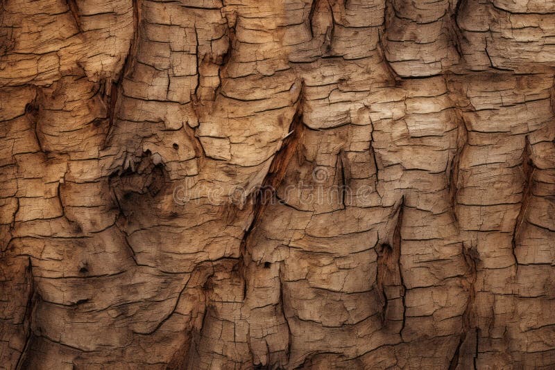 Processed Collage of Old Tree Bark Trunk Material Texture. Background ...