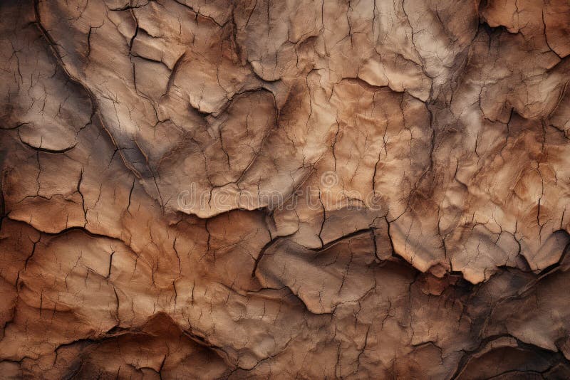 Processed Collage of Old Tree Bark Trunk Material Texture. Background ...