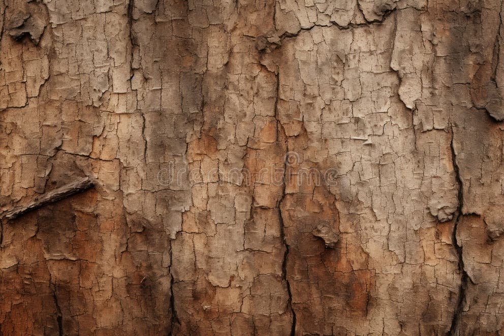 Processed Collage of Old Tree Bark Trunk Material Texture. Background ...