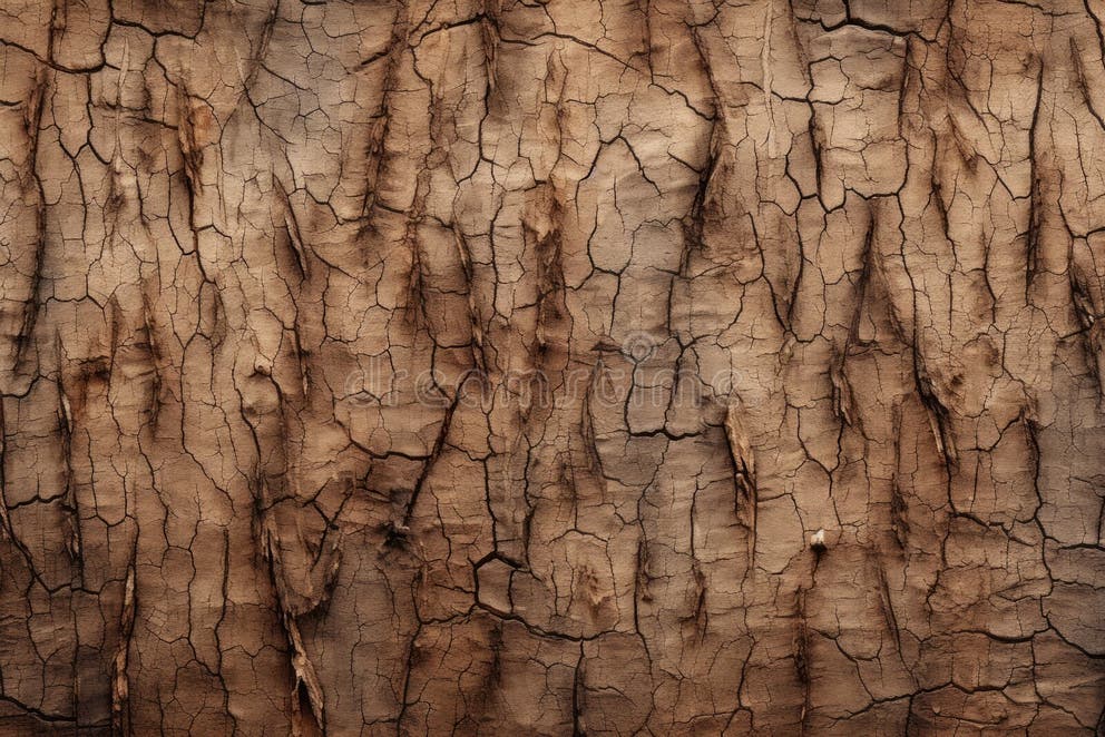 Processed Collage of Old Tree Bark Trunk Material Texture. Background ...