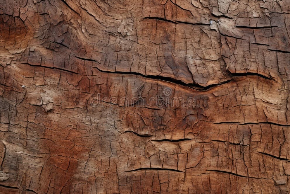 Processed Collage of Old Tree Bark Trunk Material Texture. Background ...