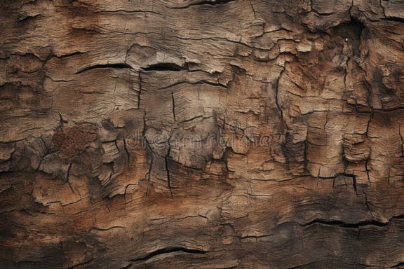 Processed Collage of Old Tree Bark Trunk Material Texture. Background ...