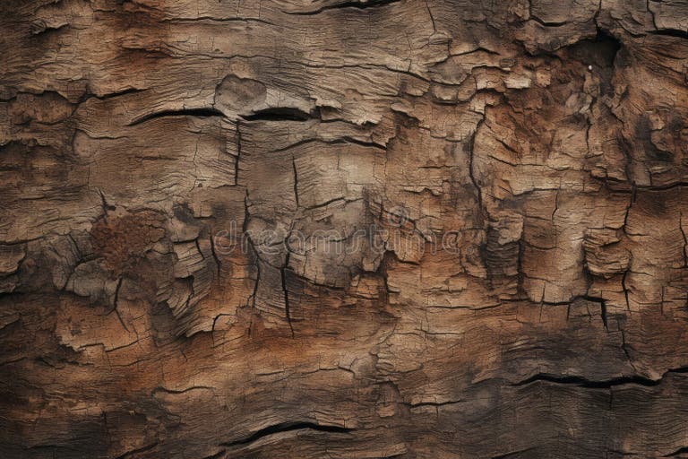Processed Collage of Old Tree Bark Trunk Material Texture. Background ...