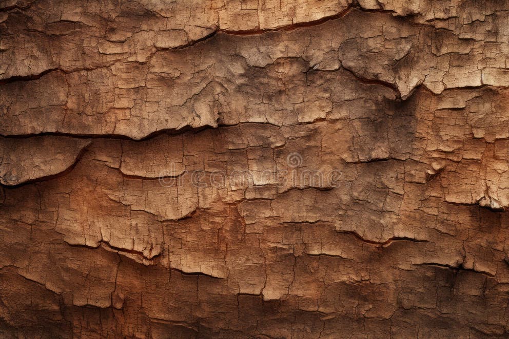 Processed Collage of Old Tree Bark Trunk Material Texture. Background ...