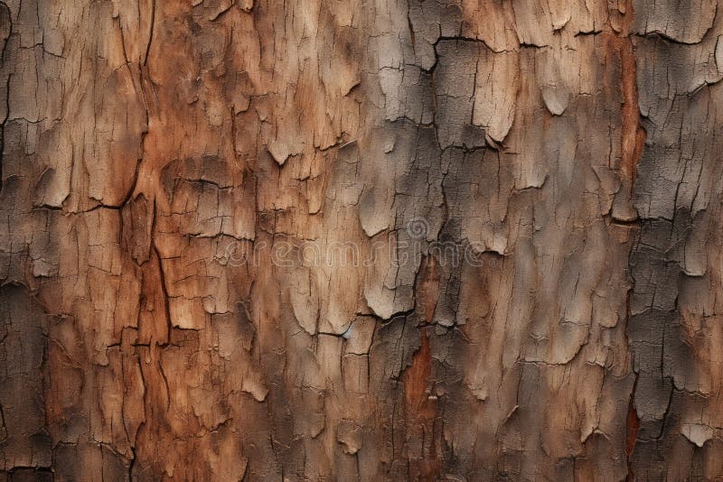 Processed Collage of Old Tree Bark Trunk Material Texture. Background ...