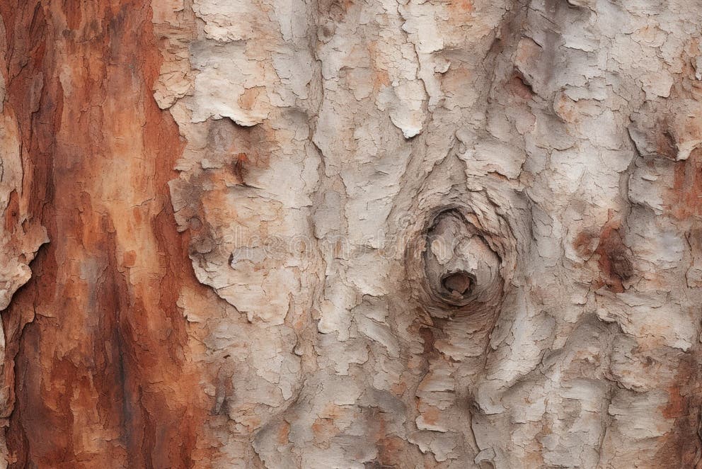 Processed Collage of Old Tree Bark Trunk Material Texture. Background ...