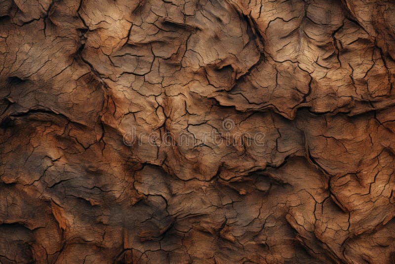 Processed Collage of Old Tree Bark Trunk Material Texture. Background ...