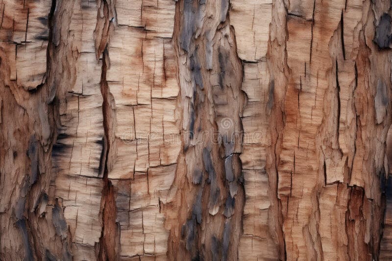 Processed Collage of Old Tree Bark Trunk Material Texture. Background ...