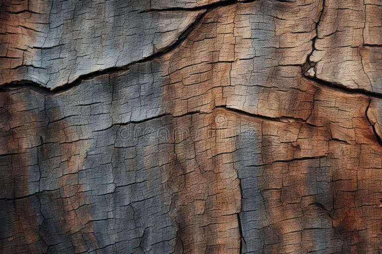 Processed Collage of Old Tree Bark Trunk Material Texture. Background ...