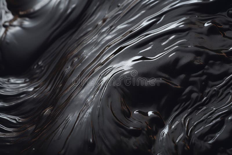 Processed Collage of Petroleum Oil Liquid Bubbles Texture. Background ...