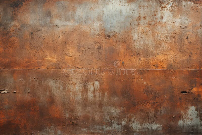 Processed Collage of Rust Metal Sheet Surface Texture. Background for ...