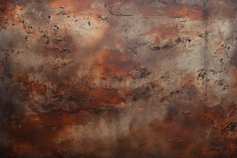 Processed Collage of Rust Metal Sheet Surface Texture. Background for ...