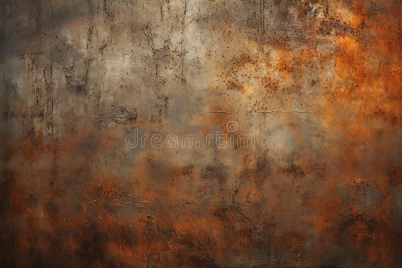 Processed Collage of Rust Metal Sheet Surface Texture. Background for ...