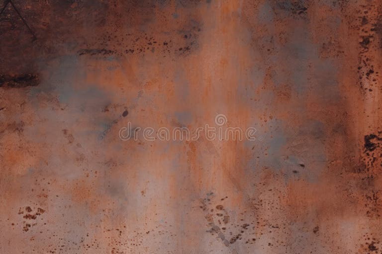 Processed Collage of Rust Metal Table Surface Texture. Background for ...