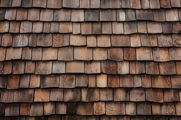 Processed Collage of Rustic Barn Roof Shingles Surface Texture ...