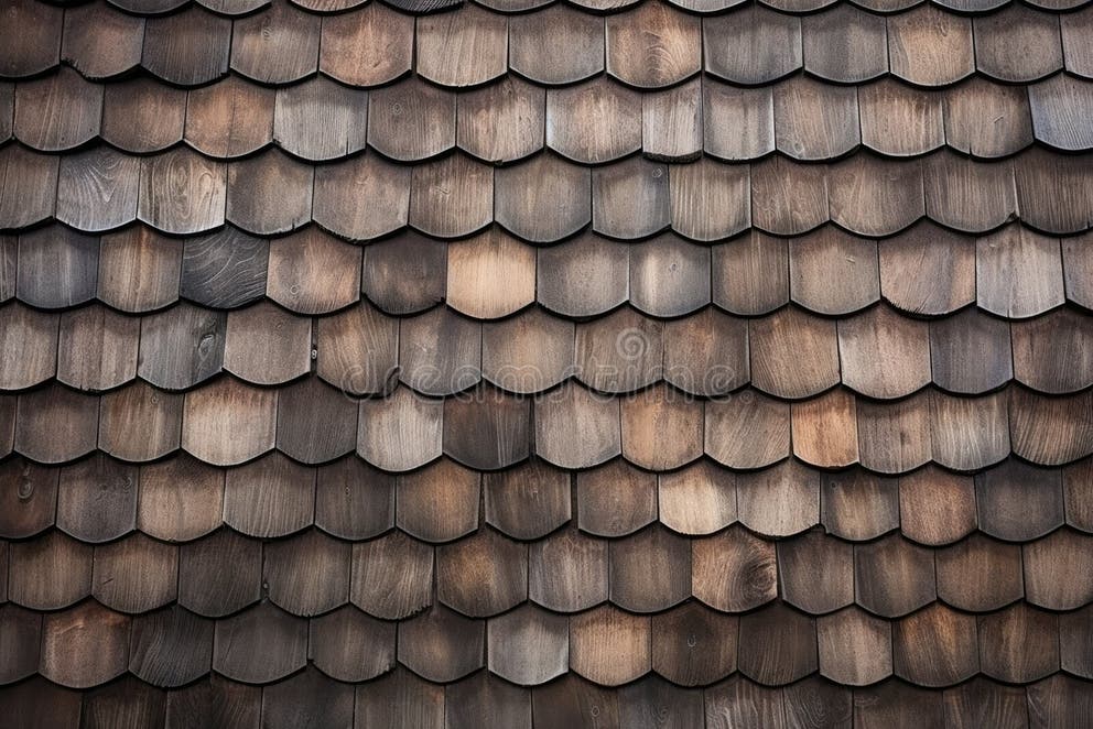 Processed Collage of Rustic Barn Roof Shingles Surface Texture ...